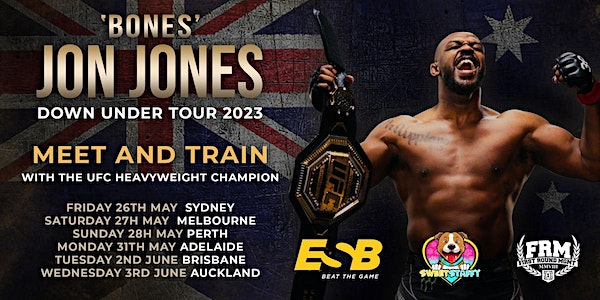 UFC heavyweight champion Jon 'Bones' Jones Australia and NZ Tour 2023 ...