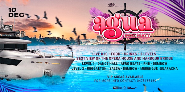 Glass Island - Soul Harbour pres. AGUA LATINO BOAT PARTY - Sun 10 Dec ...